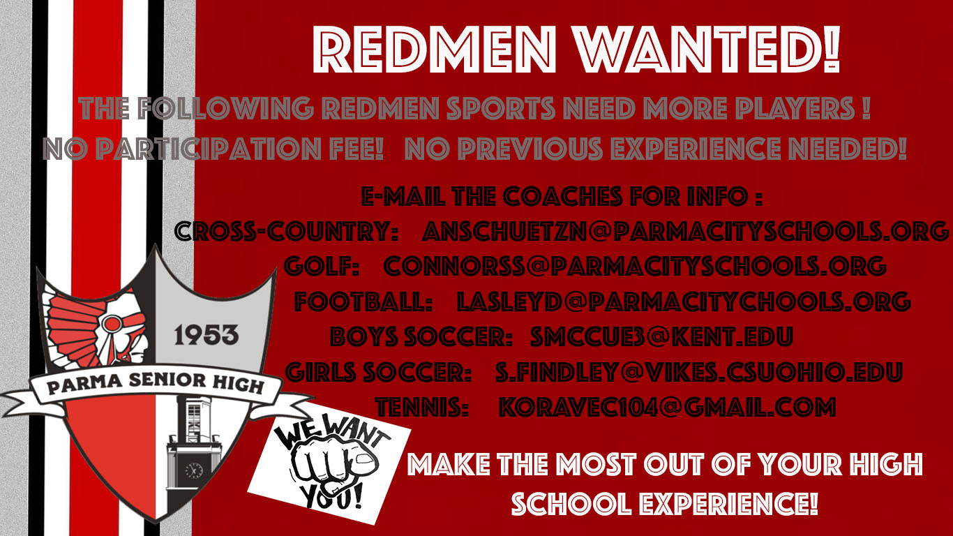Parma Senior - Team Home Parma Senior Redmen Sports