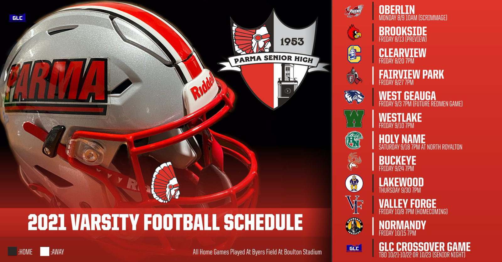 Parma Senior - Team Home Parma Senior Redmen Sports