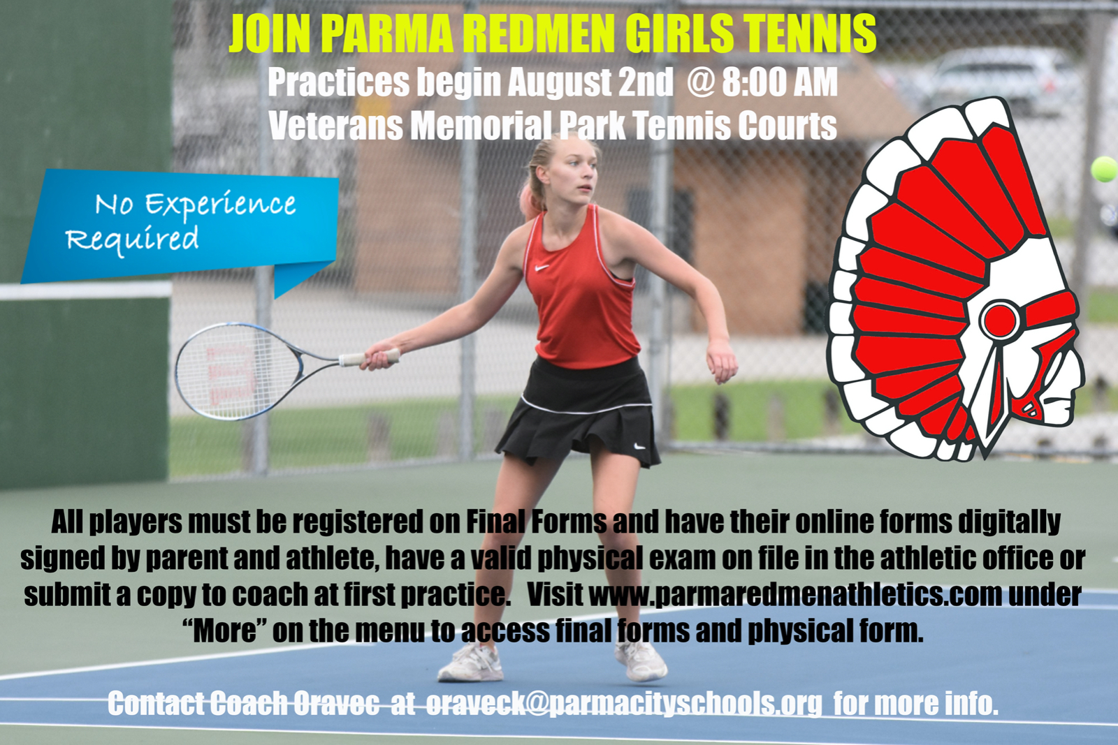 Parma Senior - Team Home Parma Senior Redmen Sports