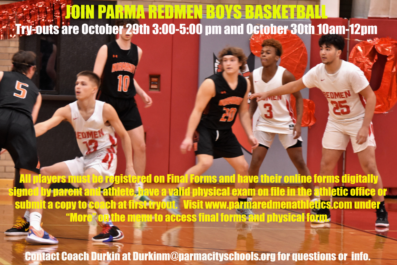 Parma Senior - Team Home Parma Senior Redmen Sports