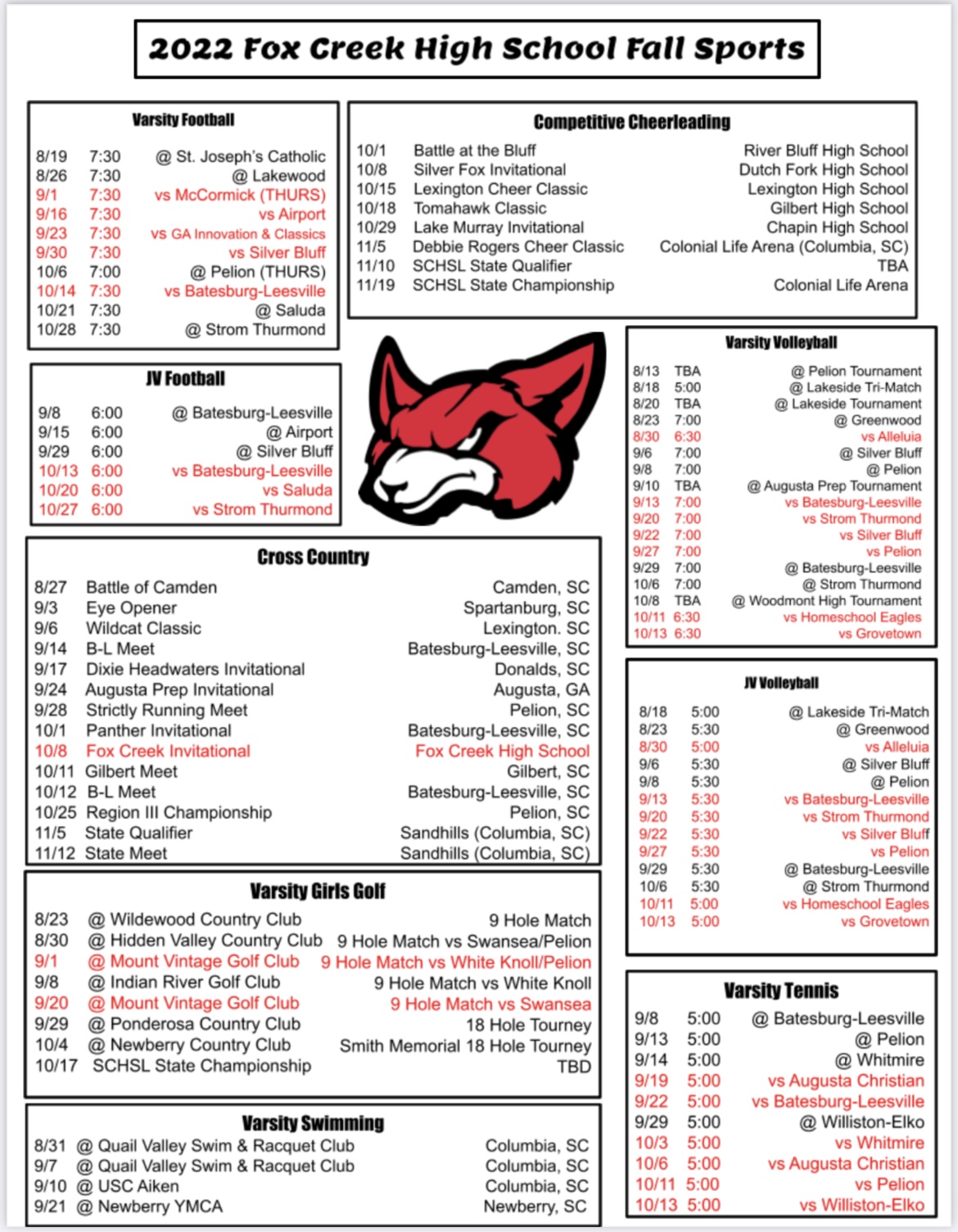 Fox Creek - Team Home Fox Creek Predators Sports