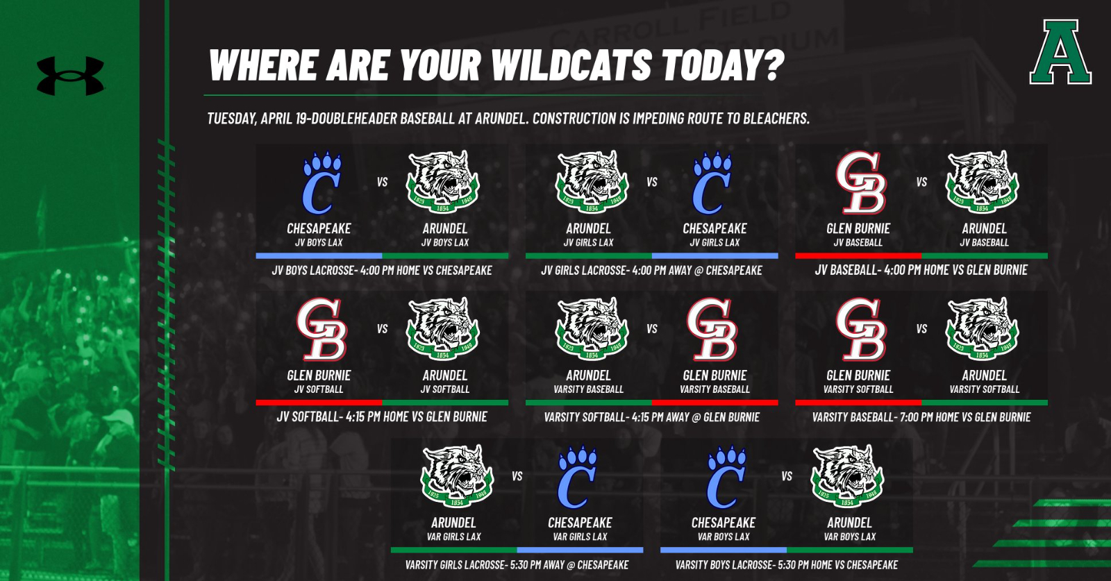 Arundel - Team Home Arundel Wildcats Sports