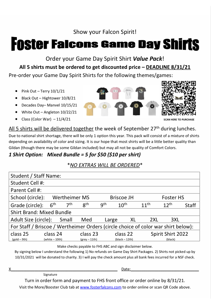 Foster - Team Home Foster Falcons Sports