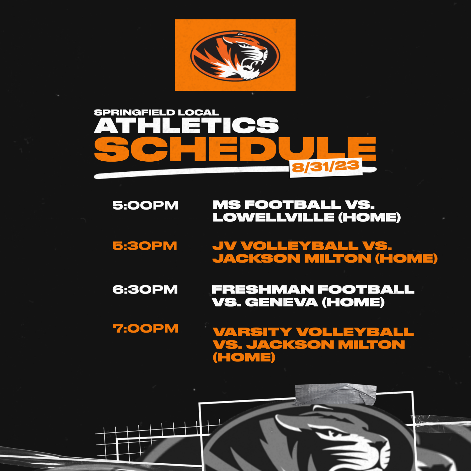 Springfield Local - Team Home Springfield Local Tigers Sports