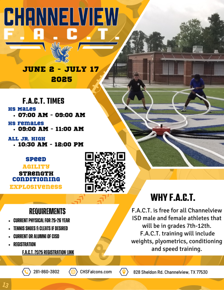 Channelview Falcons - Official Athletic Website – Channelview, TX