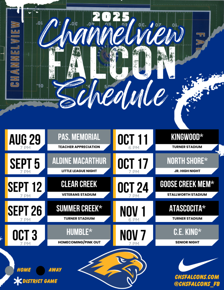 Channelview Falcons - Official Athletic Website – Channelview, TX