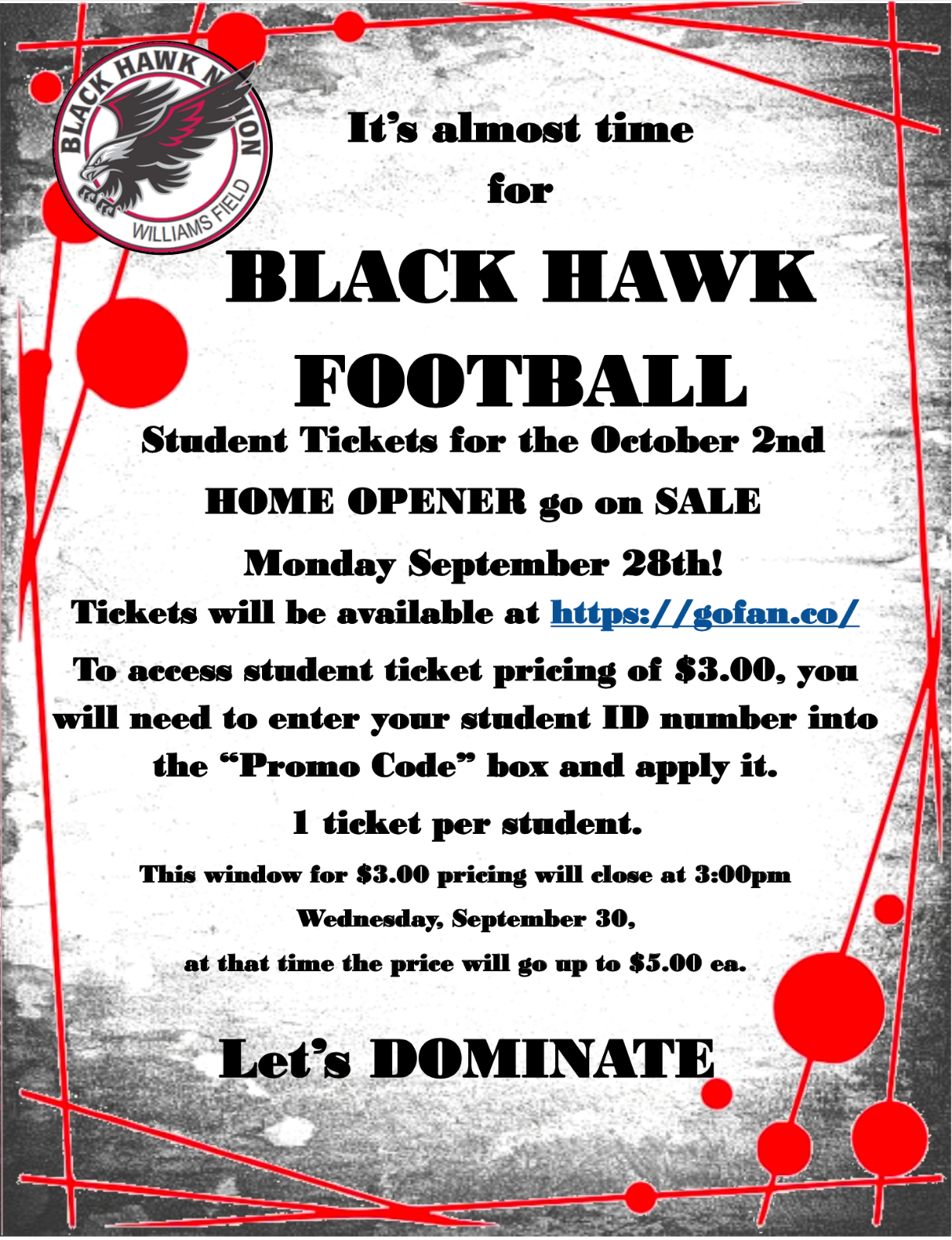 Williams Field - Team Home Williams Field Black Hawks Sports