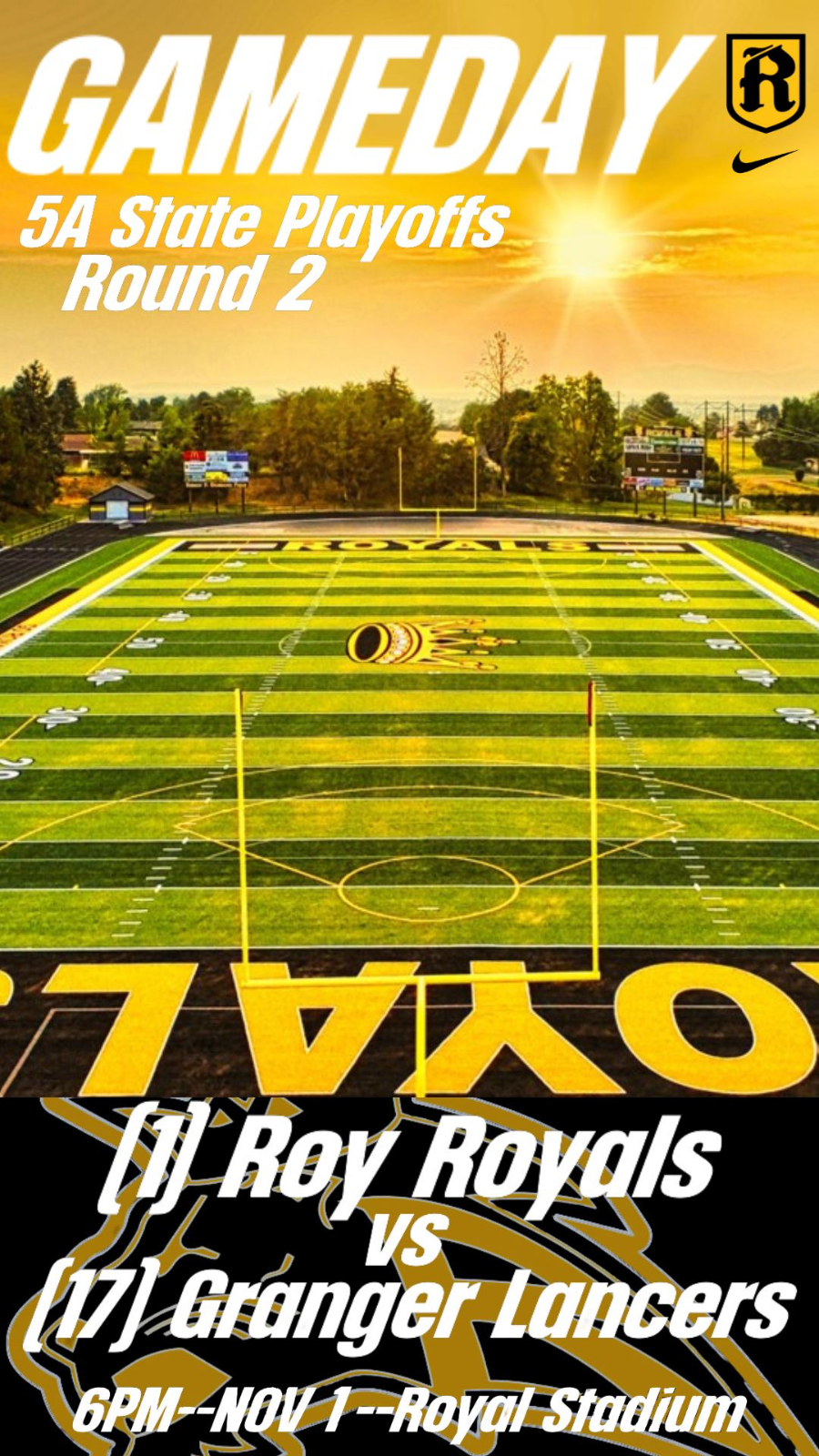 Roy - Team Home Roy Royals Sports