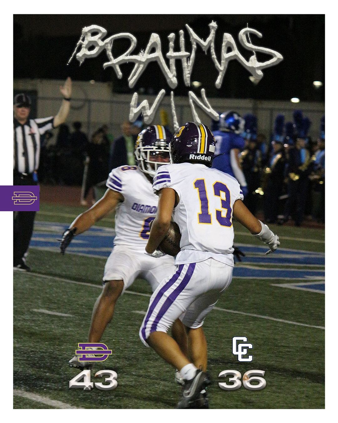 Diamond Bar - Team Home Diamond Bar Brahmas Sports