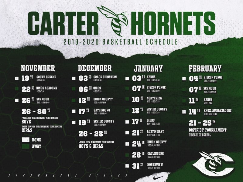 Carter Hornets Athletics - Team Home Carter Hornets Athletics Hornets ...