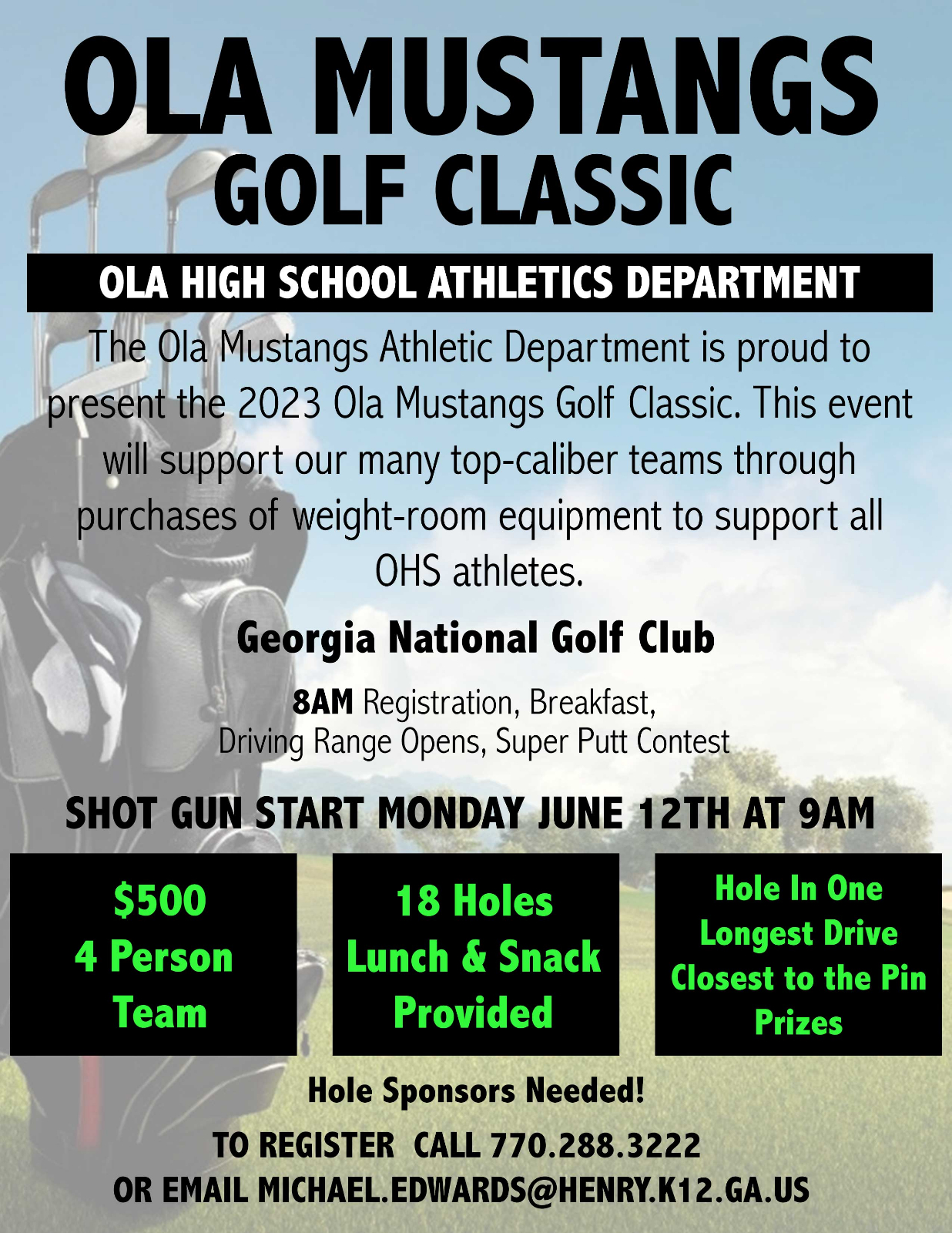 Ola - Team Home Ola Mustangs Sports