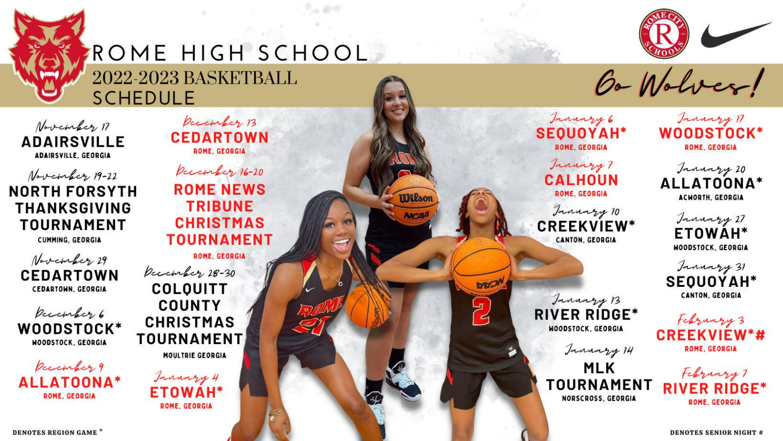 Rome - Team Home Rome Wolves Sports