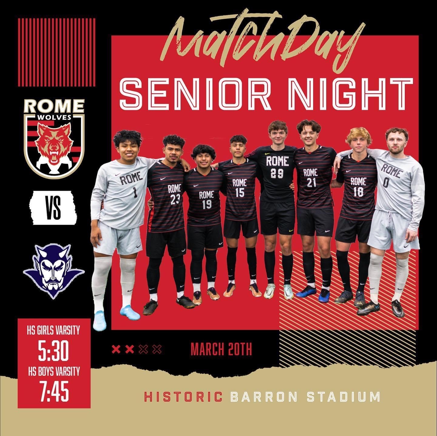 Rome - Team Home Rome Wolves Sports