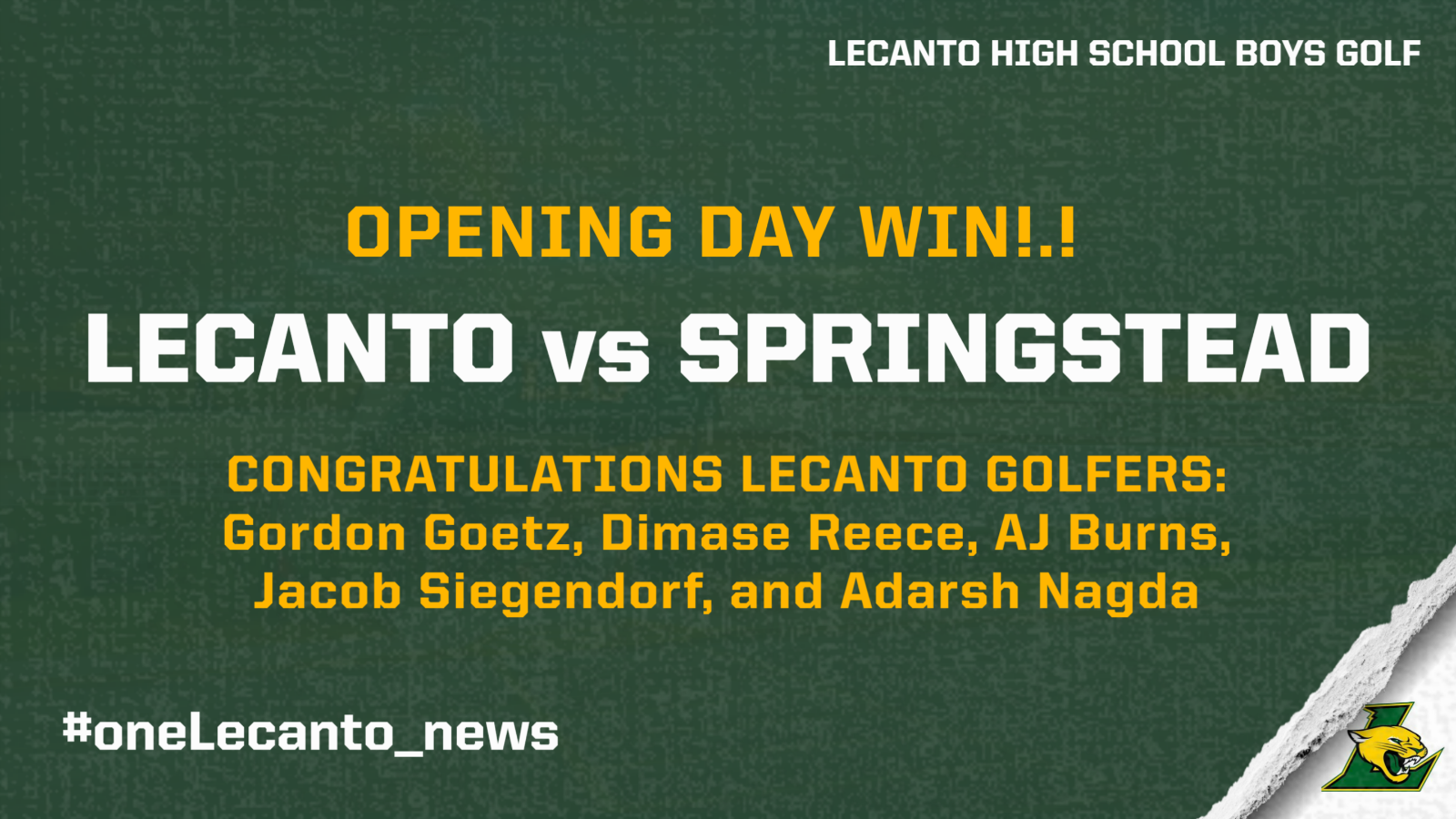 Lecanto - Team Home Lecanto Panthers Sports