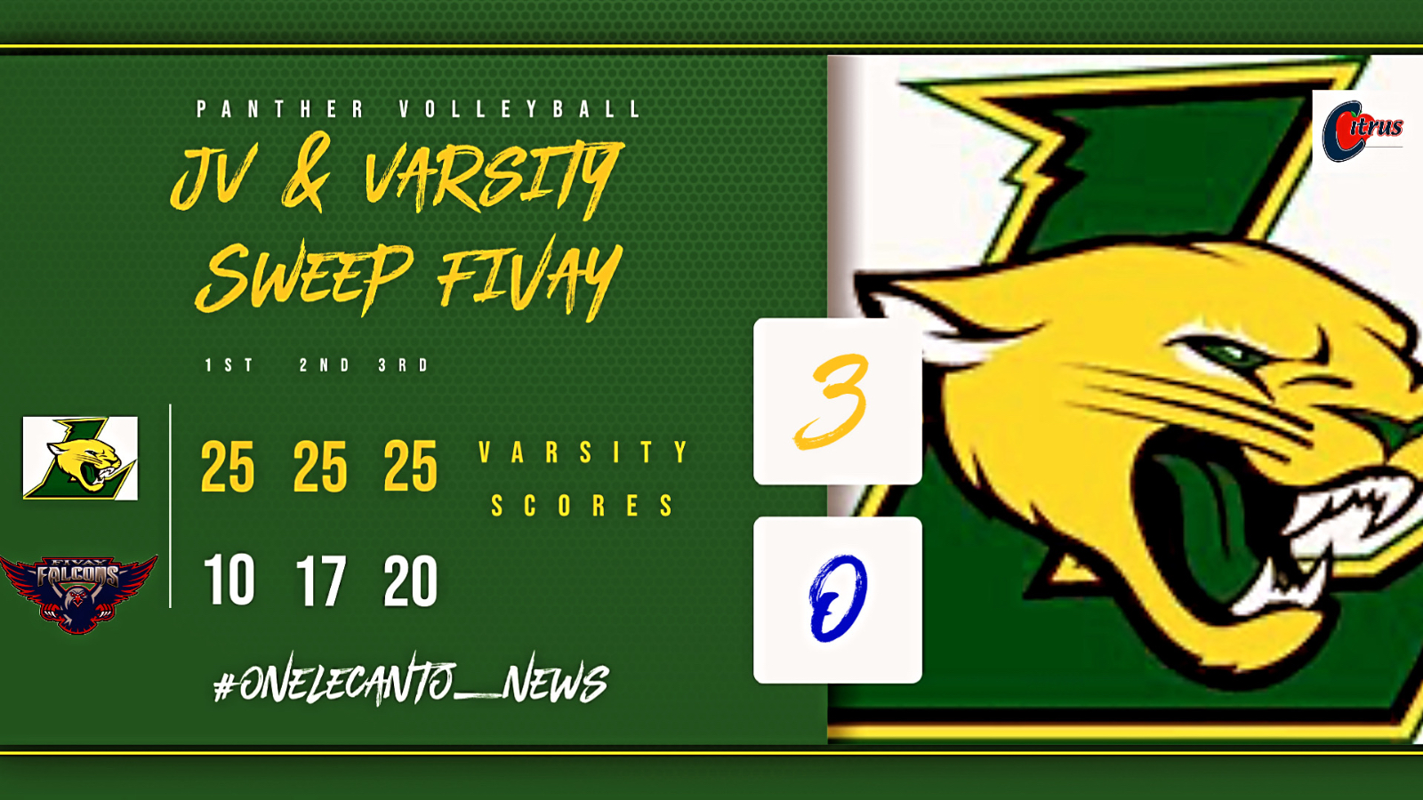 Lecanto - Team Home Lecanto Panthers Sports