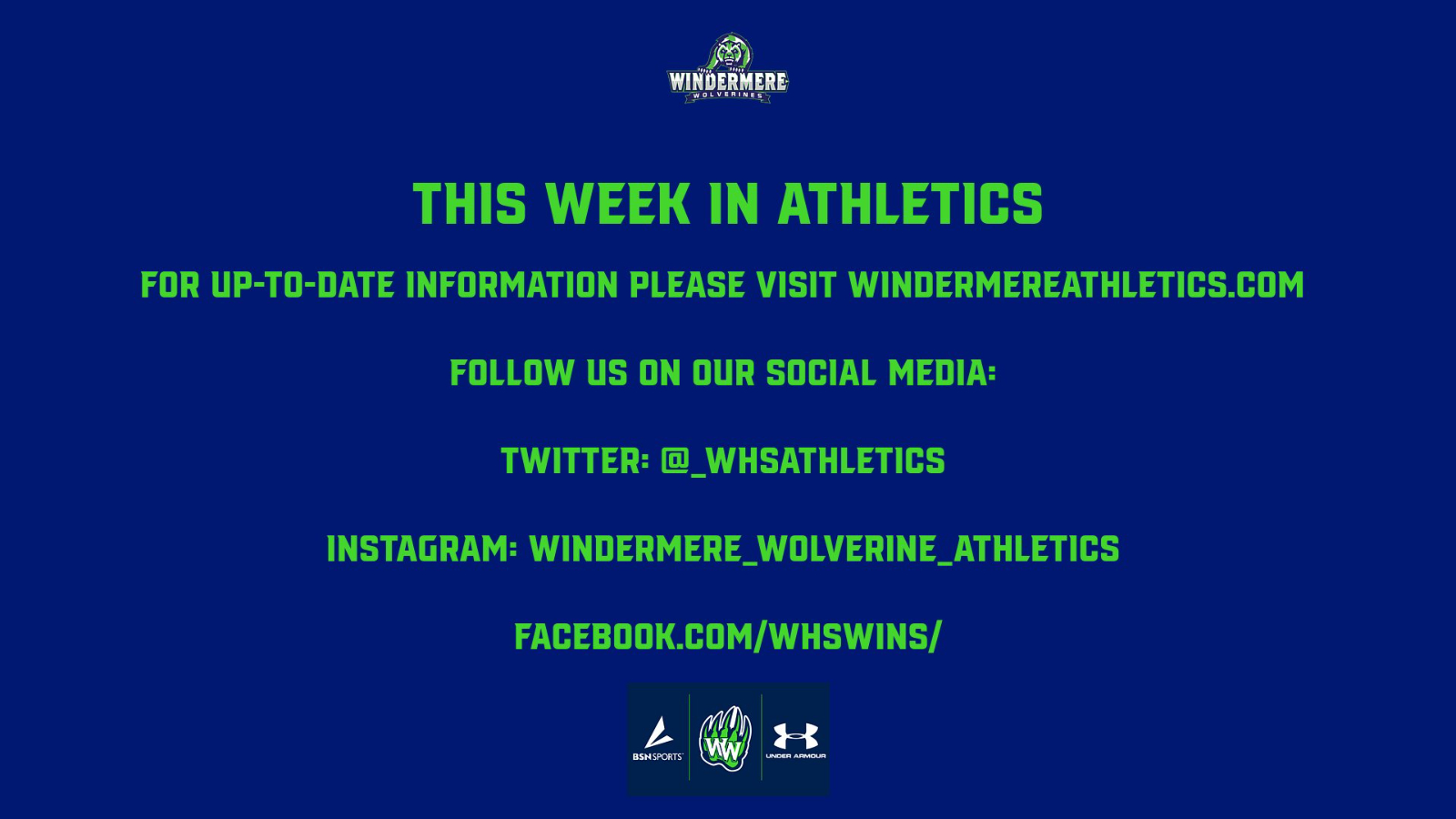 Windermere - Team Home Windermere Wolverines Sports