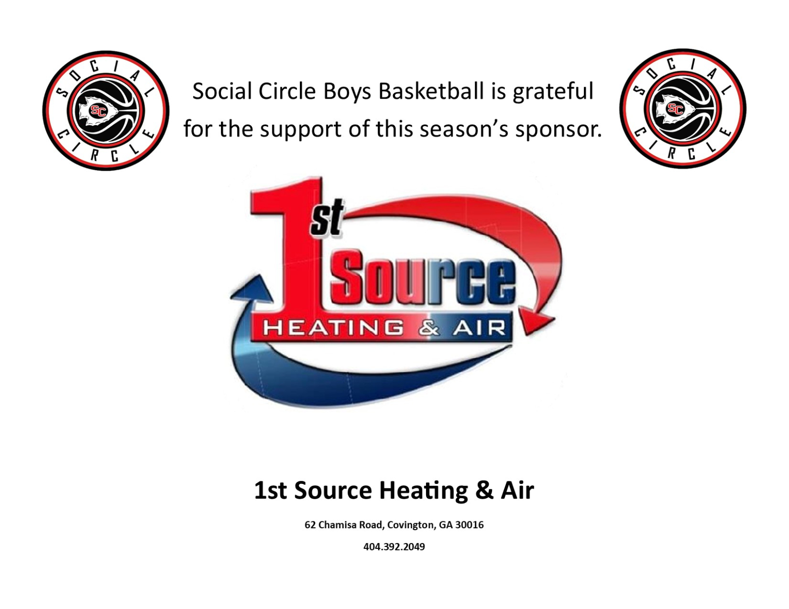 Social Circle - Team Home Social Circle Redskins Sports
