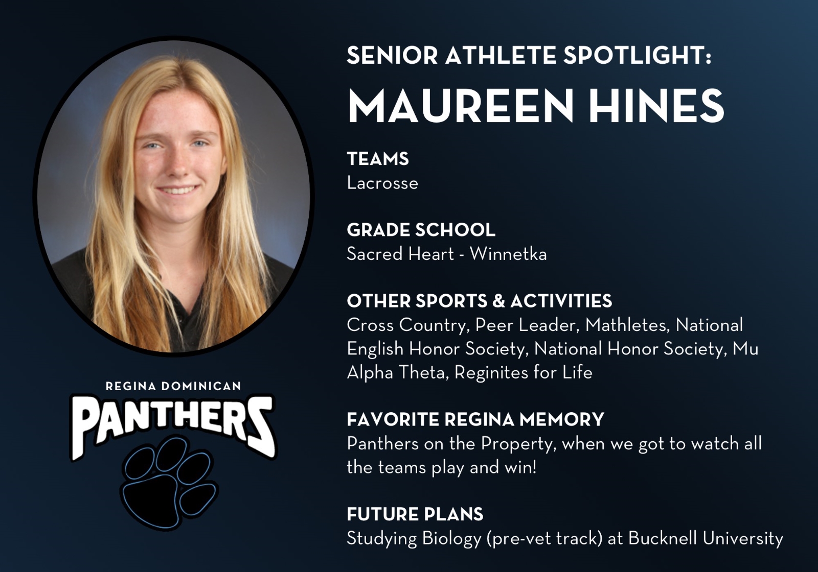 Regina Dominican - Team Home Regina Dominican Panthers Sports