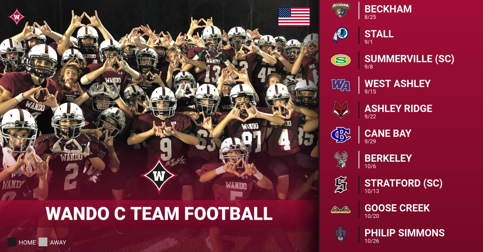 Wando - Team Home Wando Warriors Sports