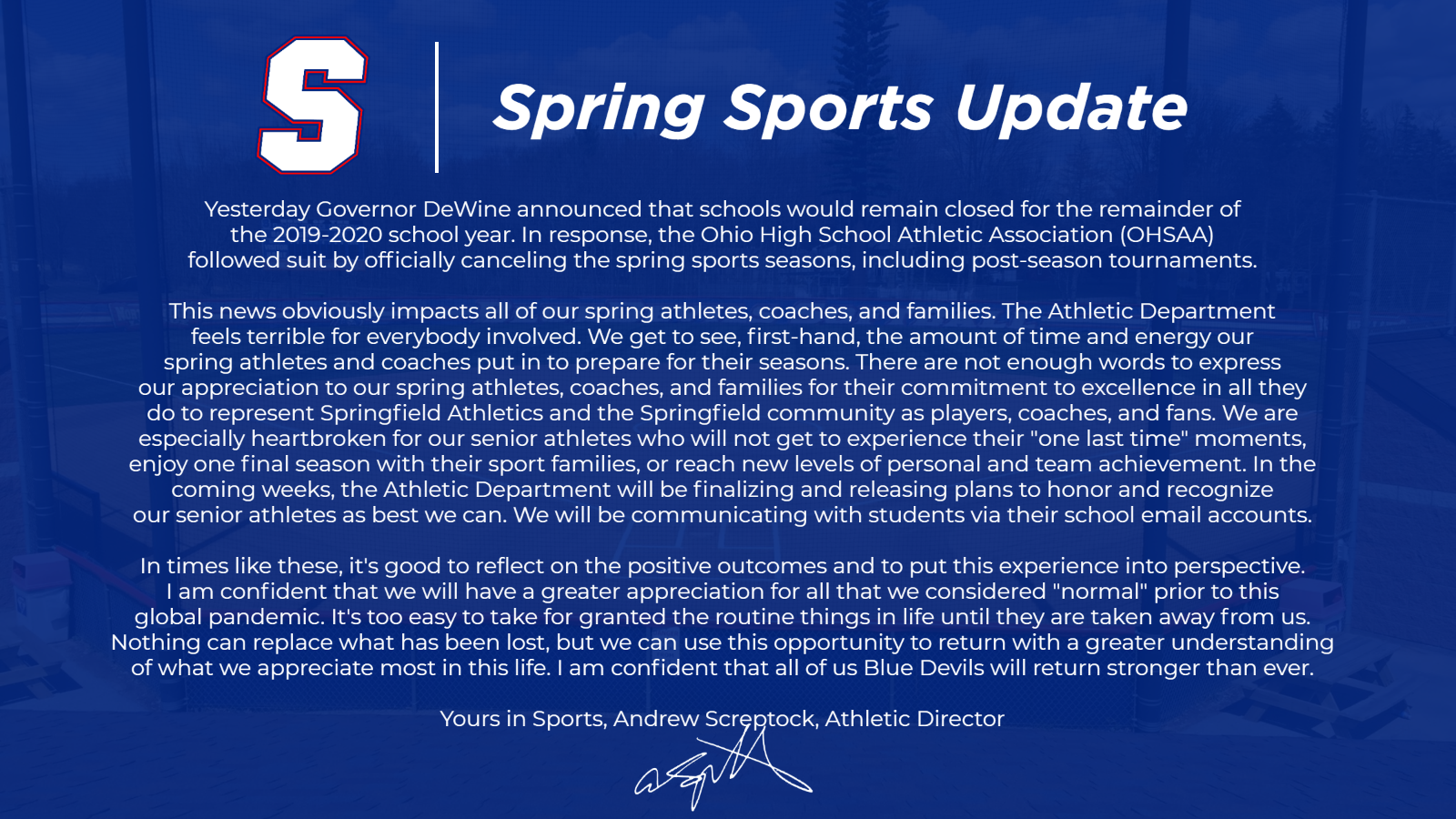 Springfield - Team Home Springfield Blue Devils Sports