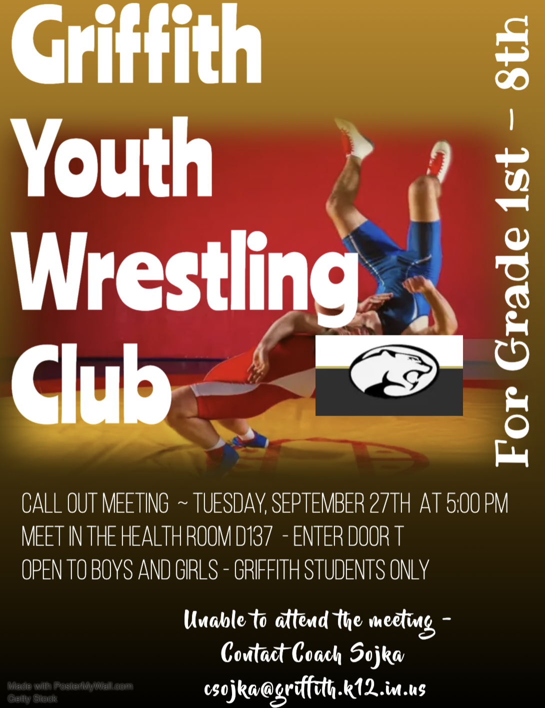 Griffith - Team Home Griffith Panthers Sports