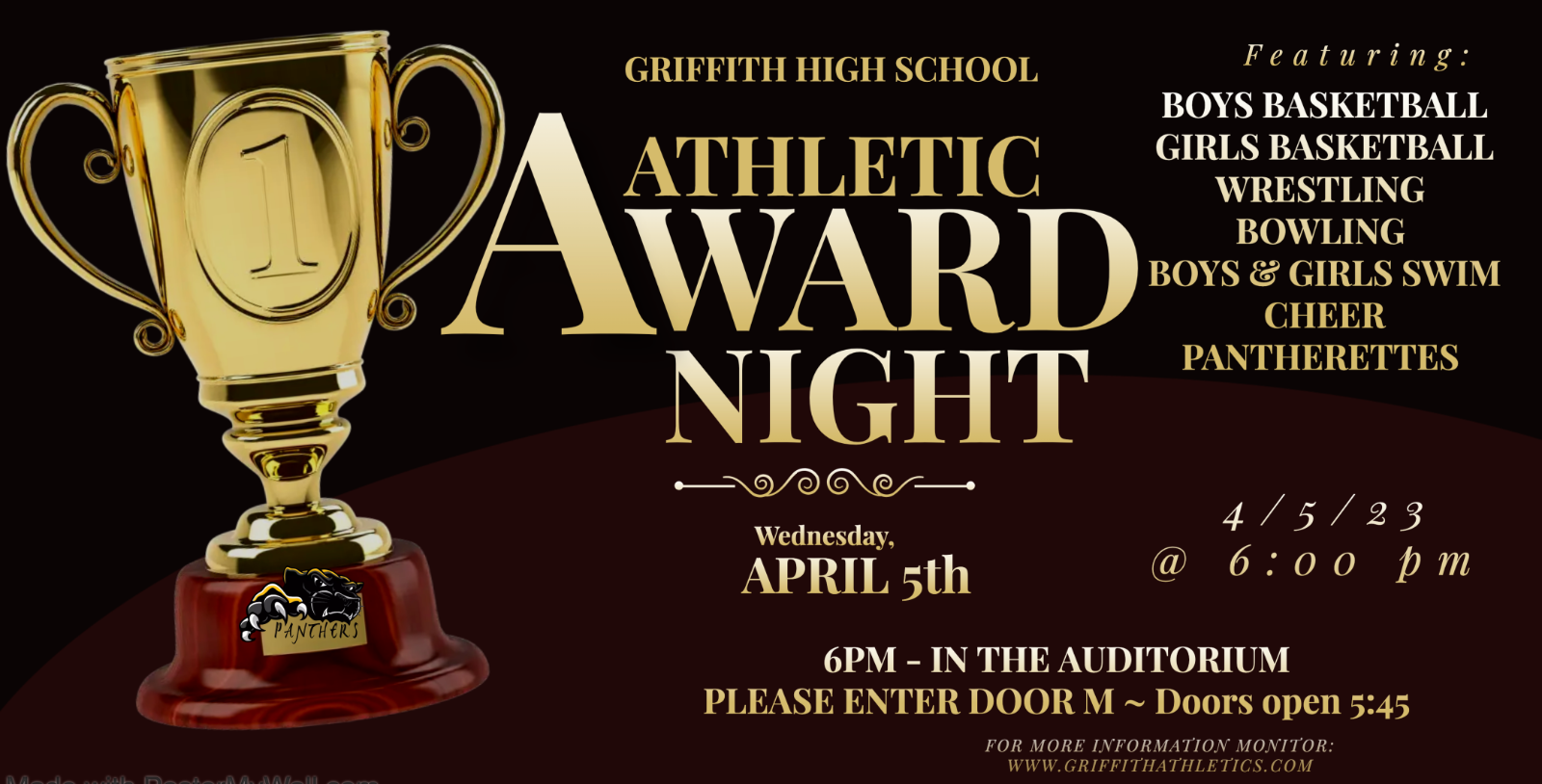 Griffith - Team Home Griffith Panthers Sports