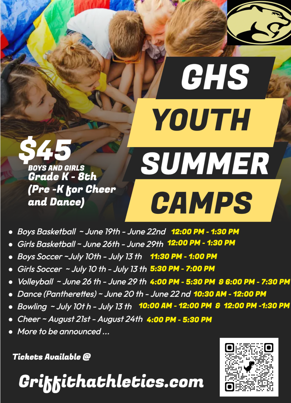 Griffith - Team Home Griffith Panthers Sports