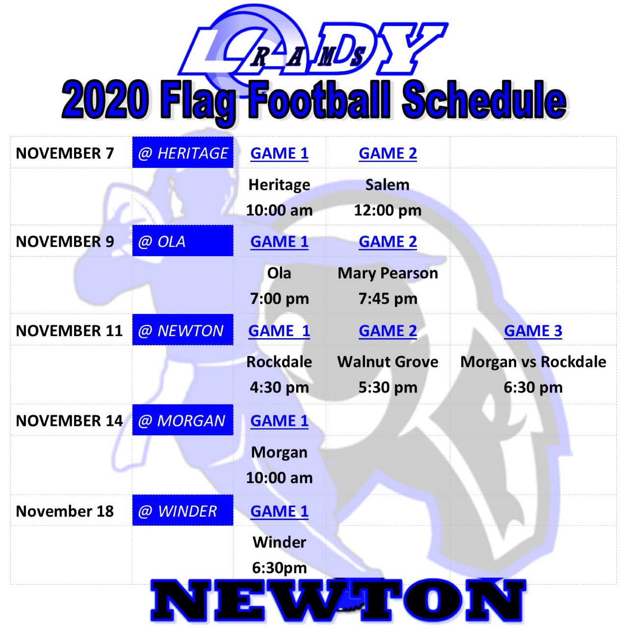 Newton - Team Home Newton Rams Sports