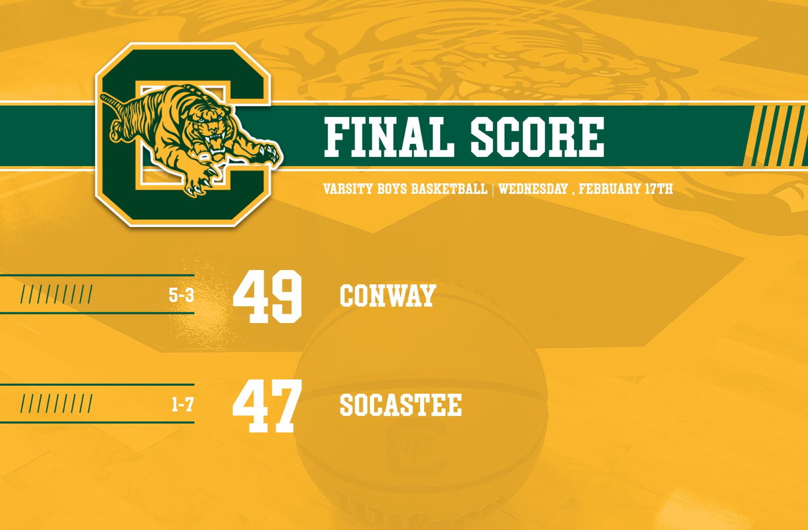 Conway - Team Home Conway Tigers Sports