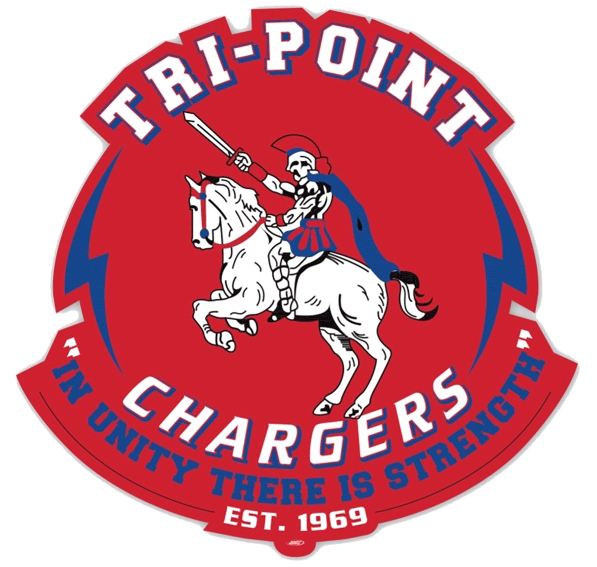 Tri Point - Team Home Tri Point Chargers Sports
