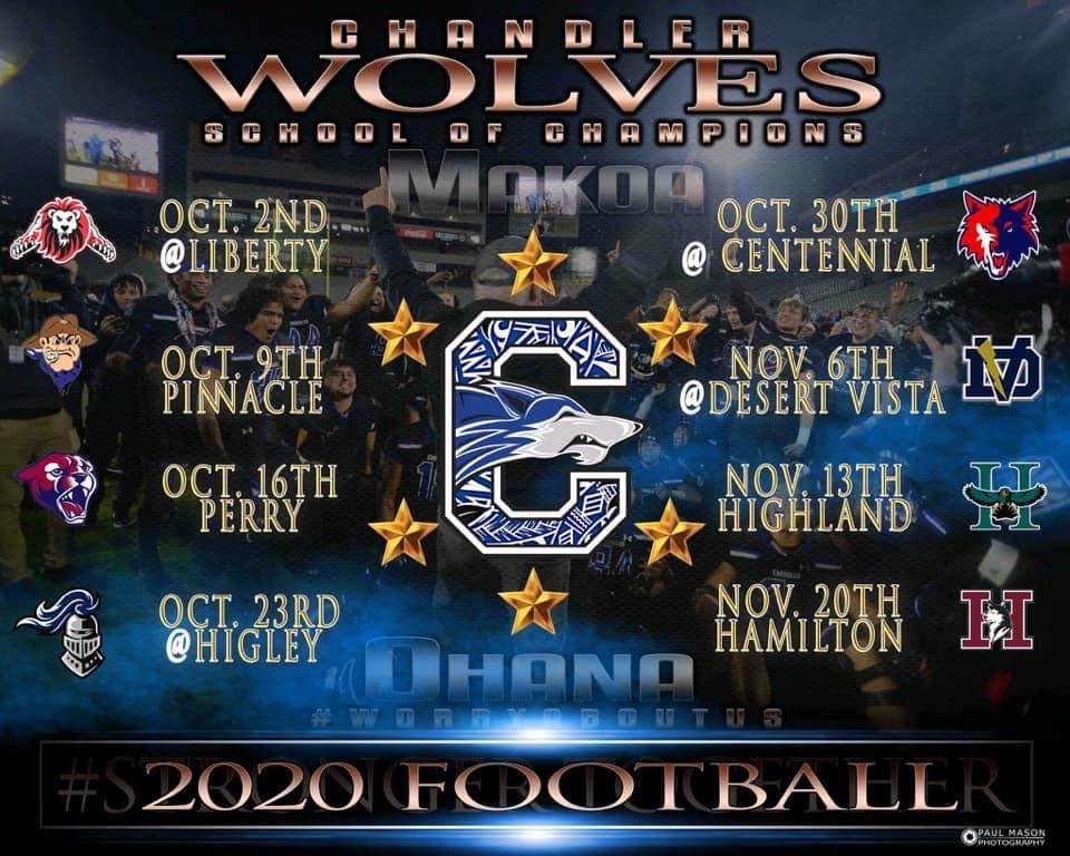 Chandler Football - Team Home Chandler Football Wolves Sports