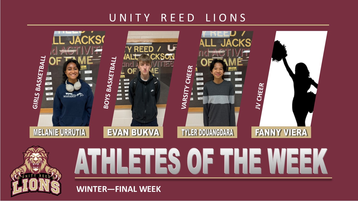 Unity Reed - Team Home Unity Reed Lions Sports