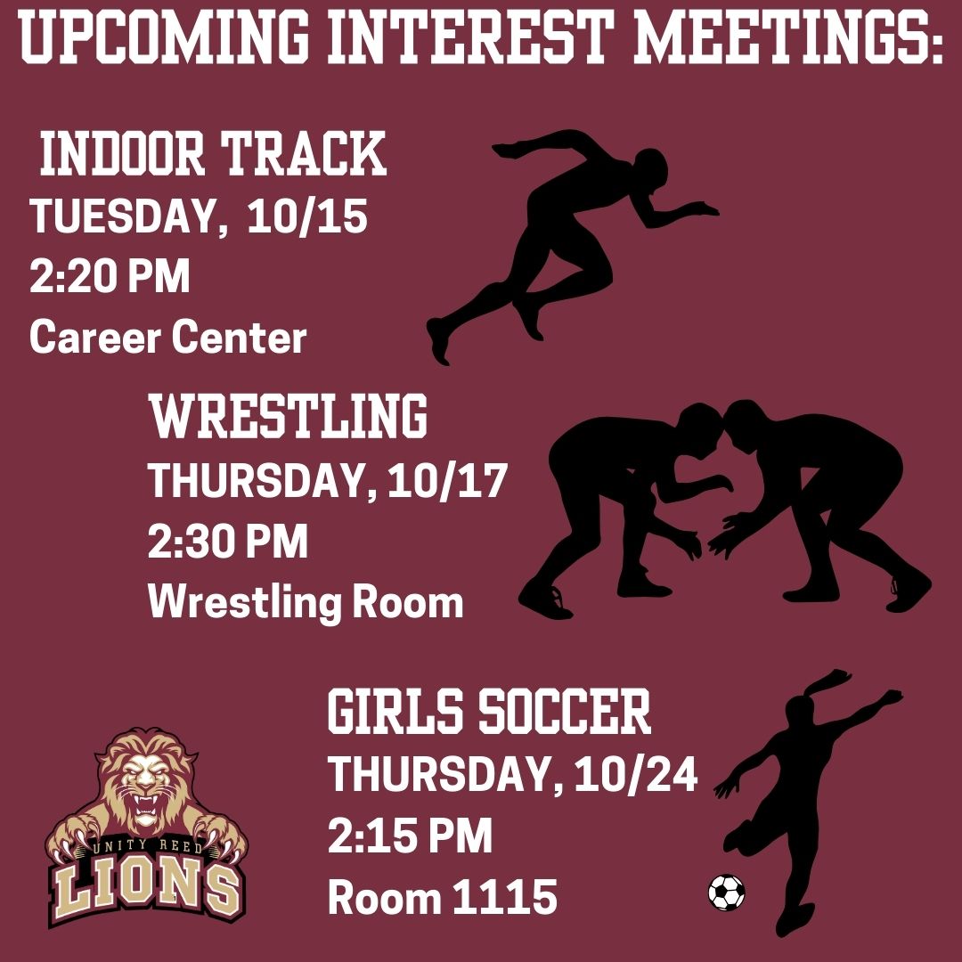 Unity Reed - Team Home Unity Reed Lions Sports