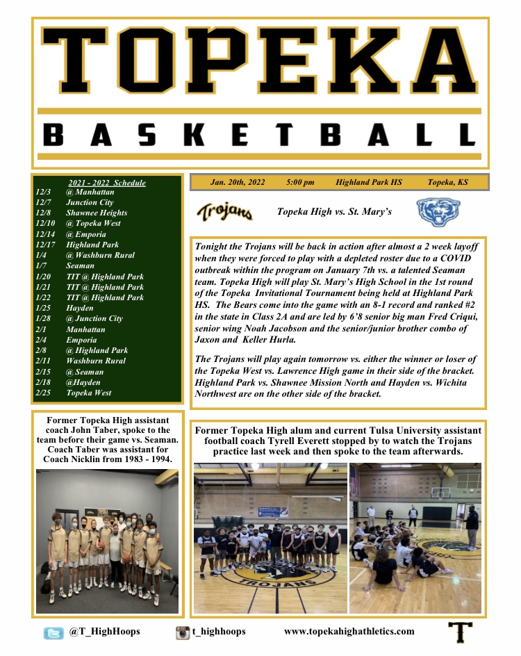 Topeka - Team Home Topeka Trojans Sports