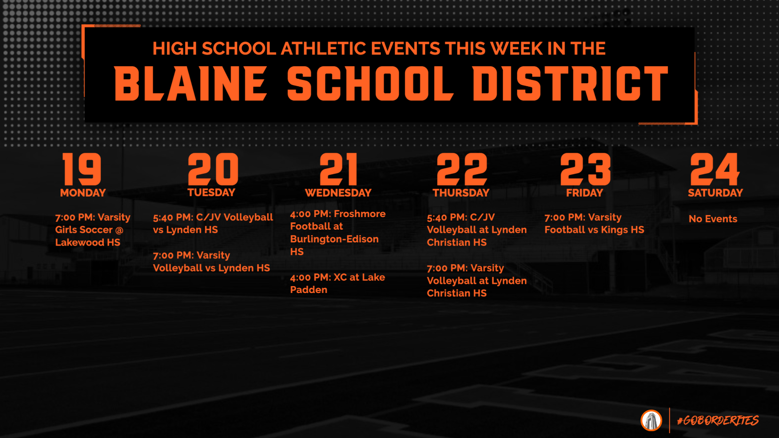 Blaine - Team Home Blaine Borderites Sports