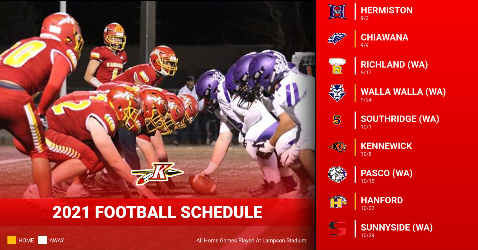 Kamiakin - Team Home Kamiakin Braves Sports
