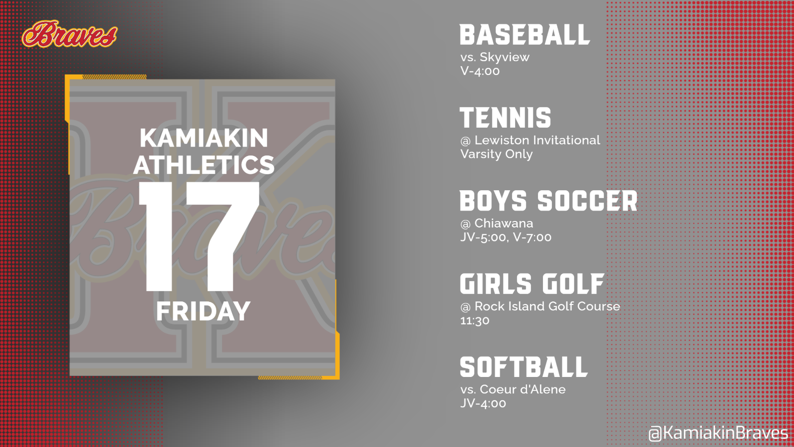 Kamiakin - Team Home Kamiakin Braves Sports