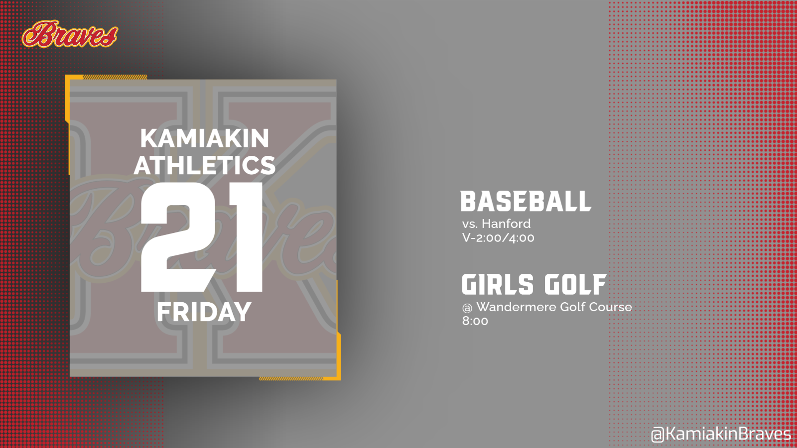 Kamiakin - Team Home Kamiakin Braves Sports