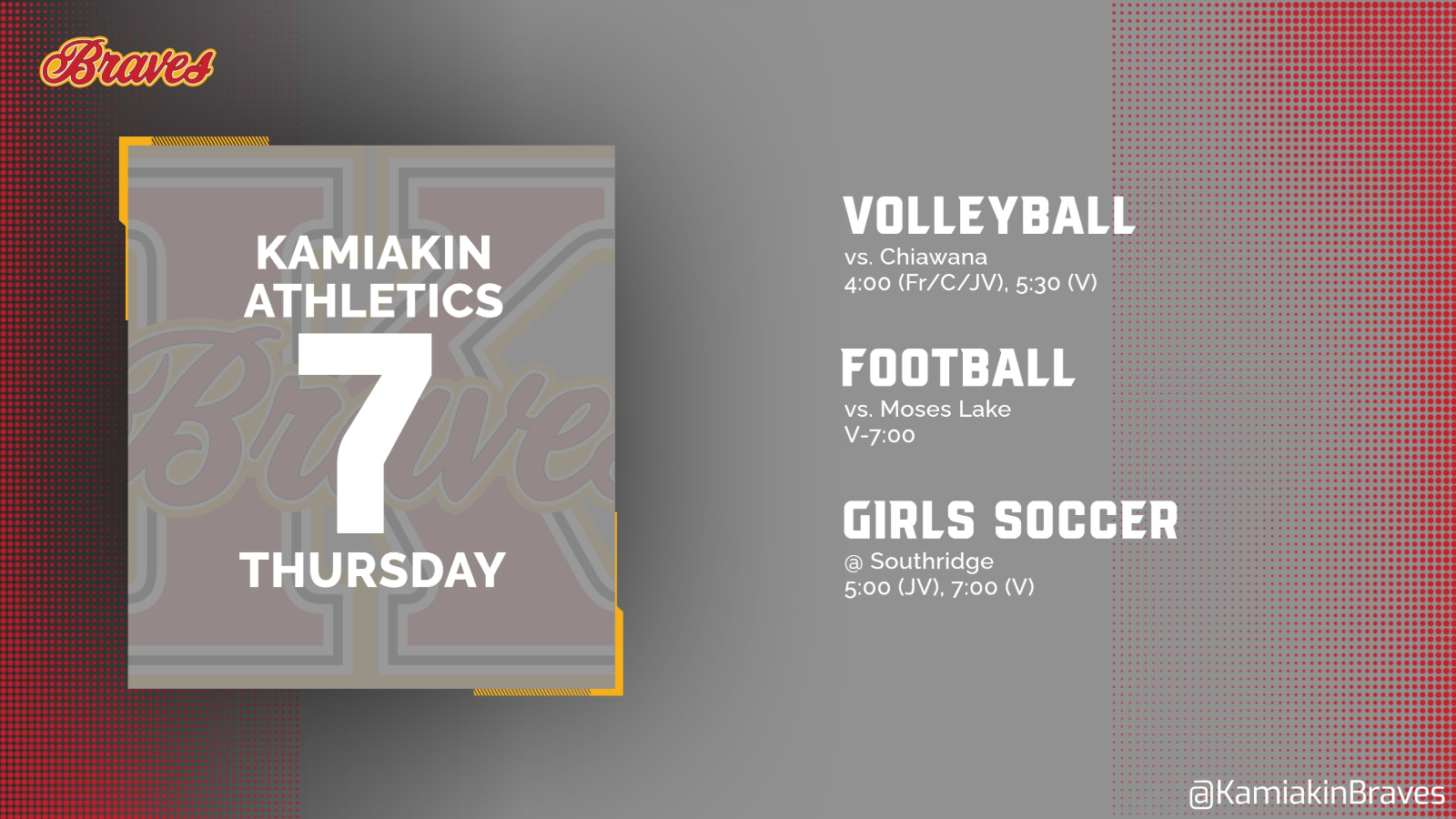 Kamiakin - Team Home Kamiakin Braves Sports