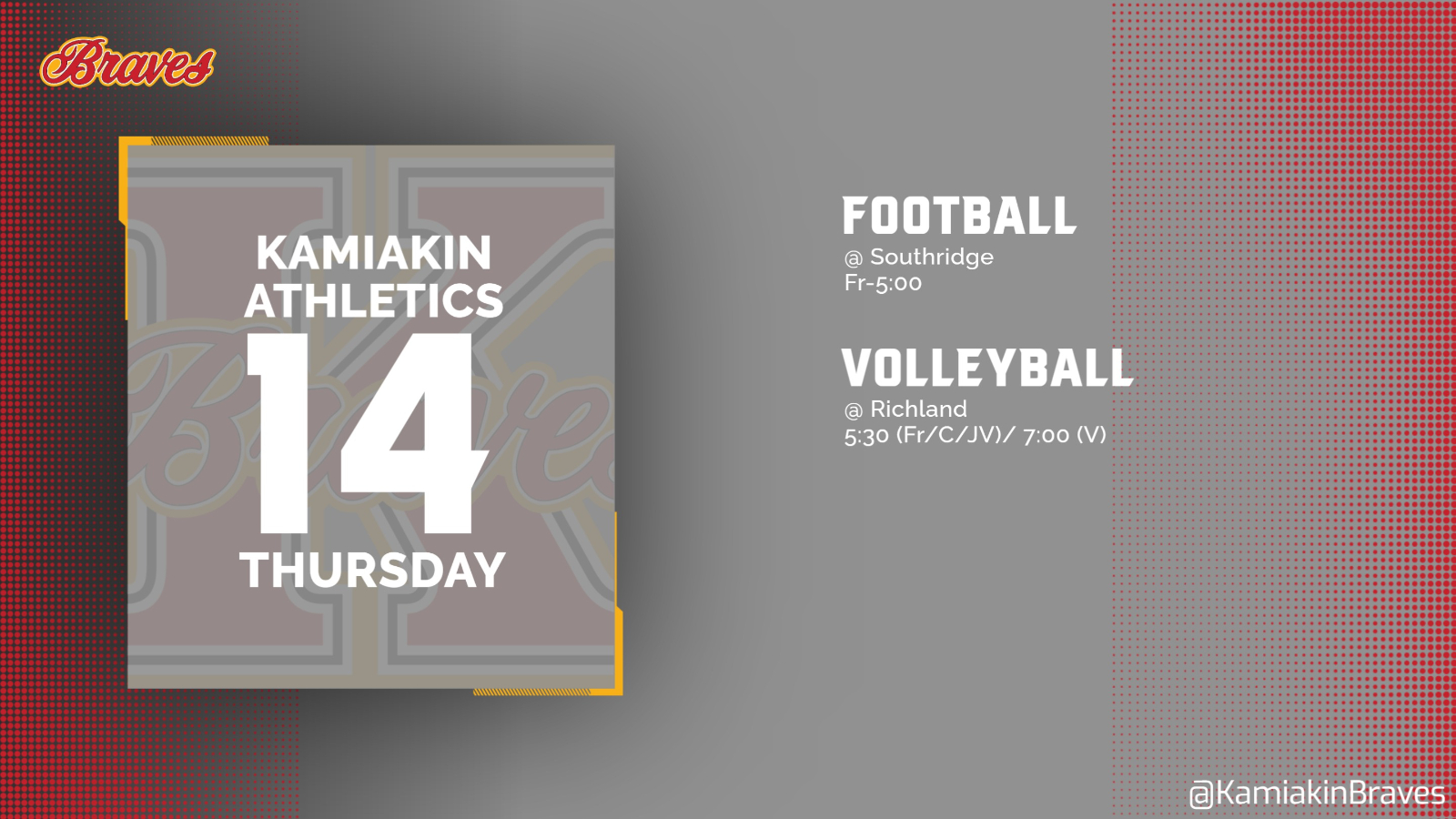 Kamiakin - Team Home Kamiakin Braves Sports