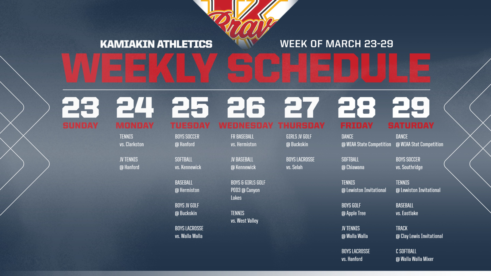 Kamiakin - Team Home Kamiakin Braves Sports