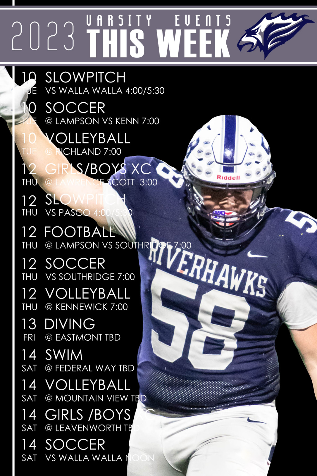 Chiawana - Team Home Chiawana Riverhawks Sports