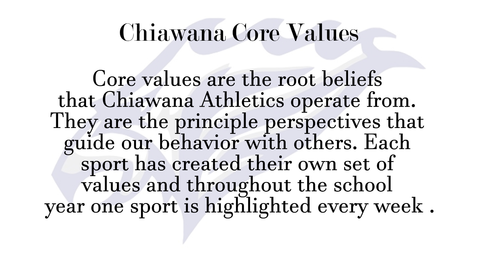 Chiawana - Team Home Chiawana Riverhawks Sports