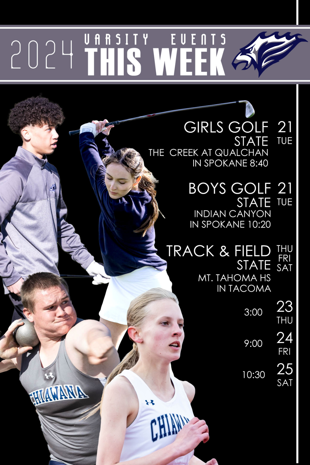 Chiawana - Team Home Chiawana Riverhawks Sports