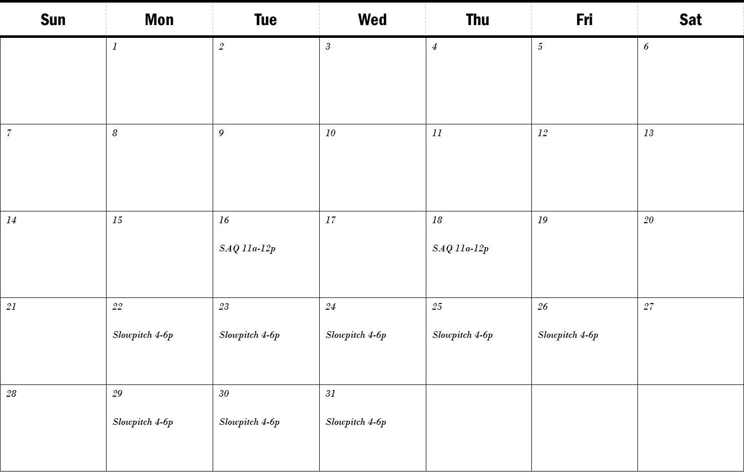 Squalicum - Team Home Squalicum Storm Sports