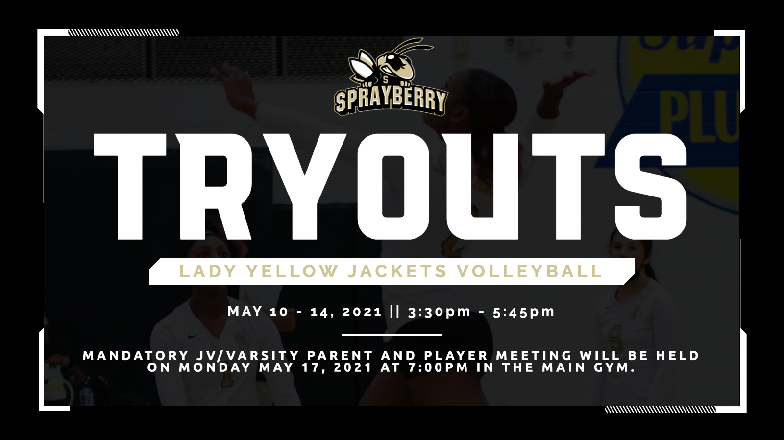 Sprayberry - Team Home Sprayberry Yellow Jackets Sports