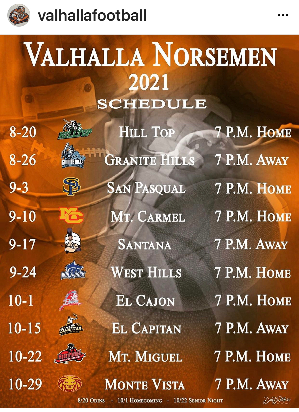 Valhalla - Team Home Valhalla Norsemen Sports