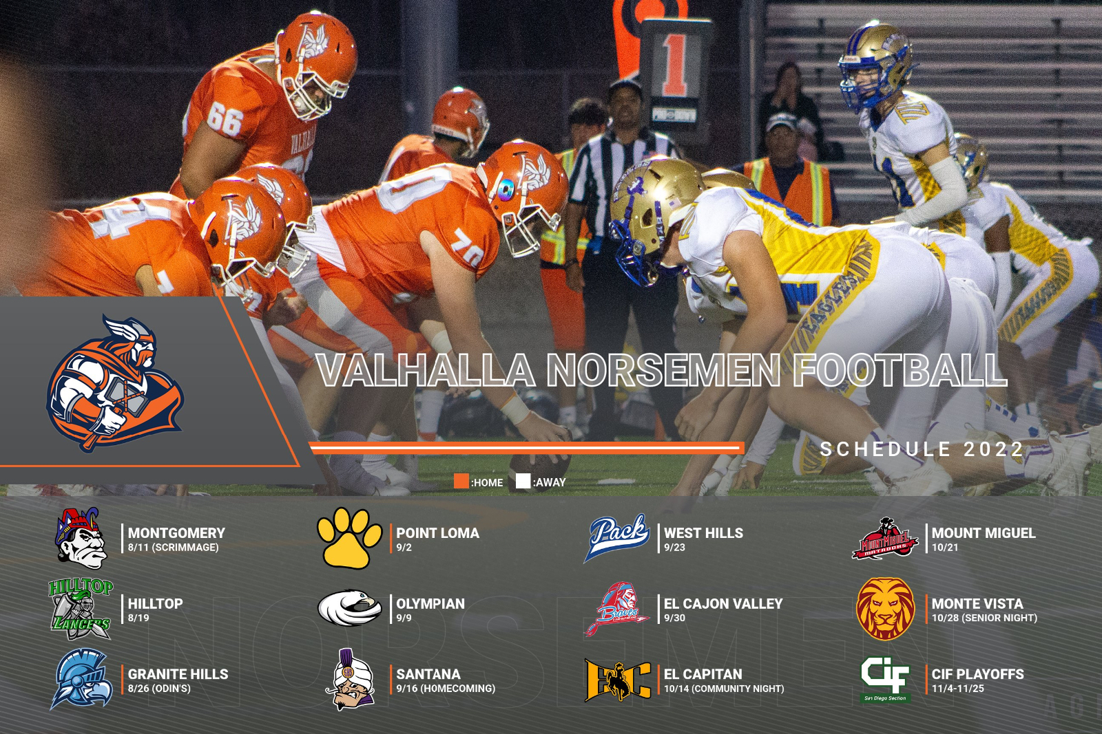 Valhalla - Team Home Valhalla Norsemen Sports