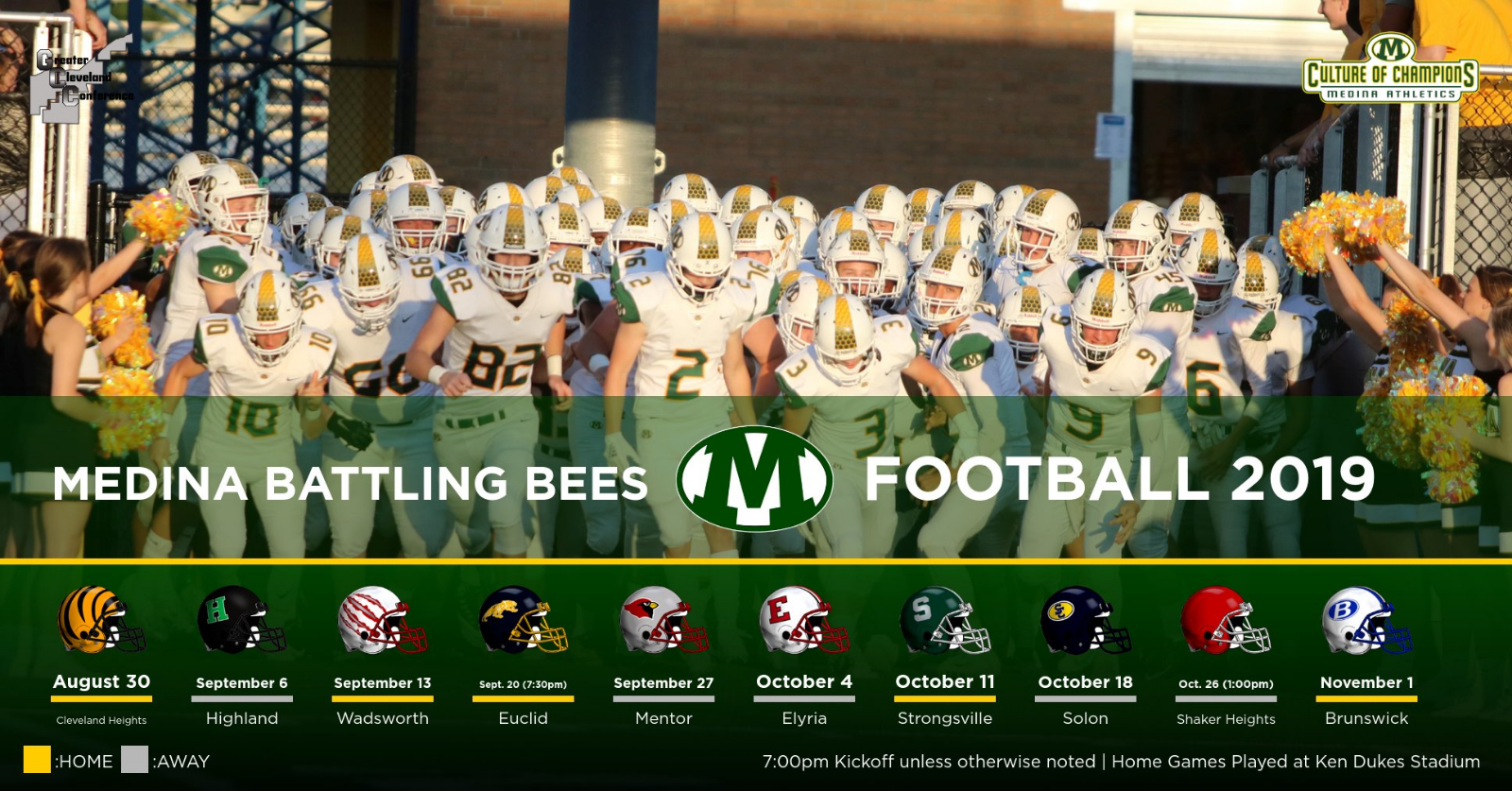Medina - Team Home Medina Bees Sports