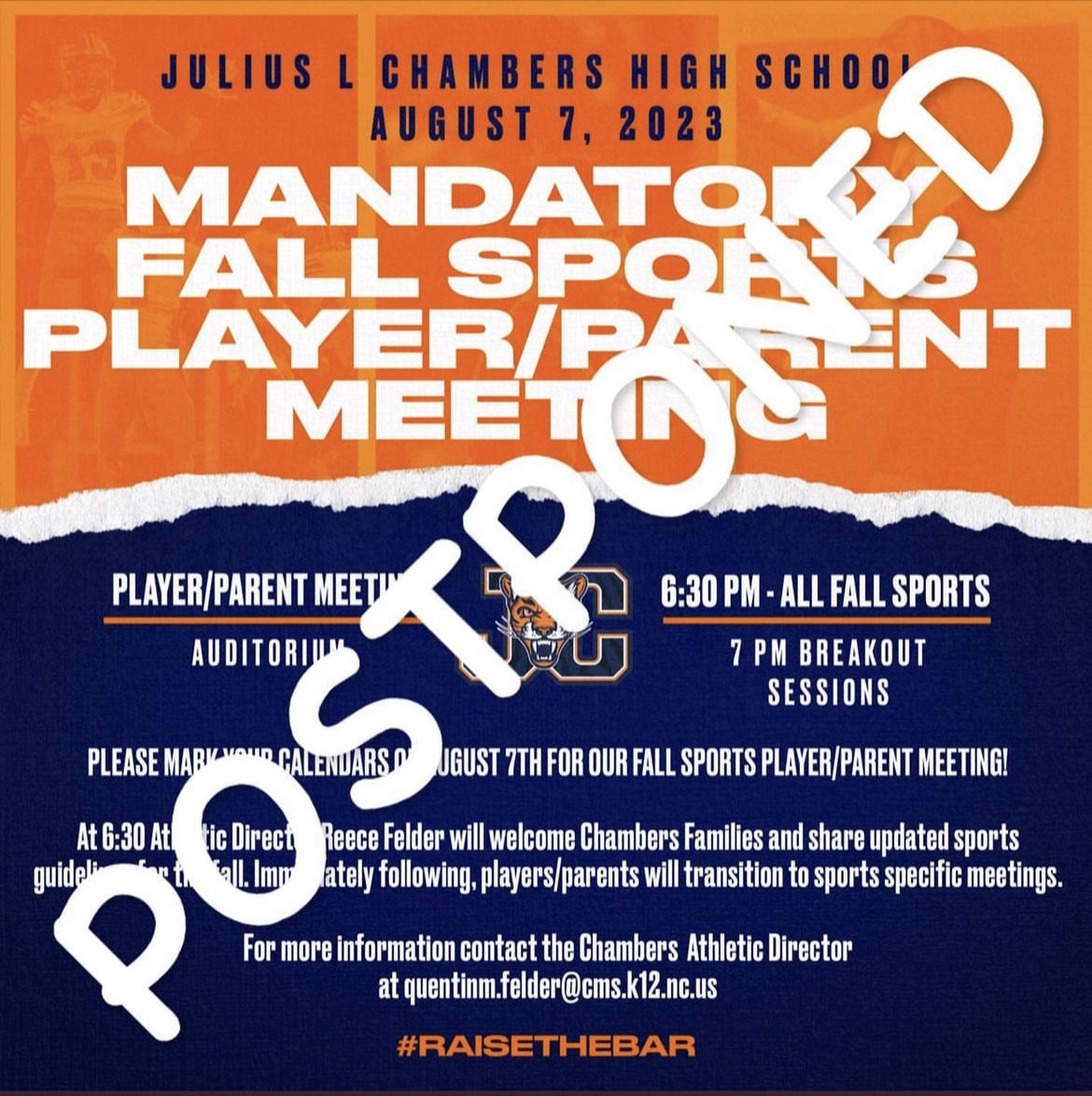 Julius Chambers - Team Home Julius Chambers Cougars Sports